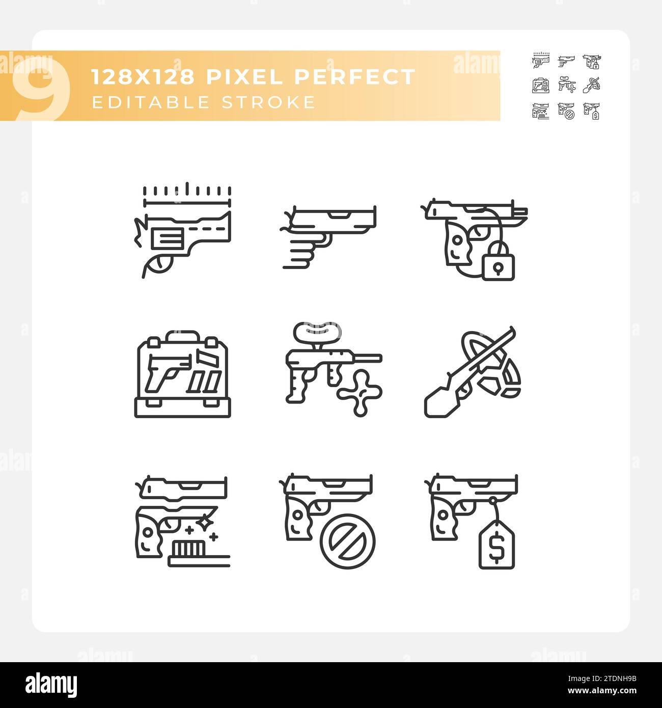 Weapons safety training Stock Vector Images - Alamy