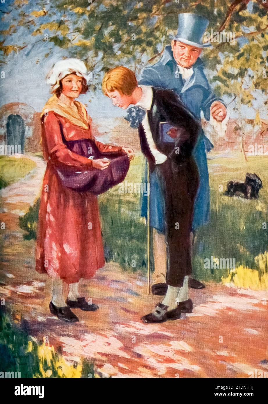 Marie opened her apron and showed a pretty pair of white pigeons ...