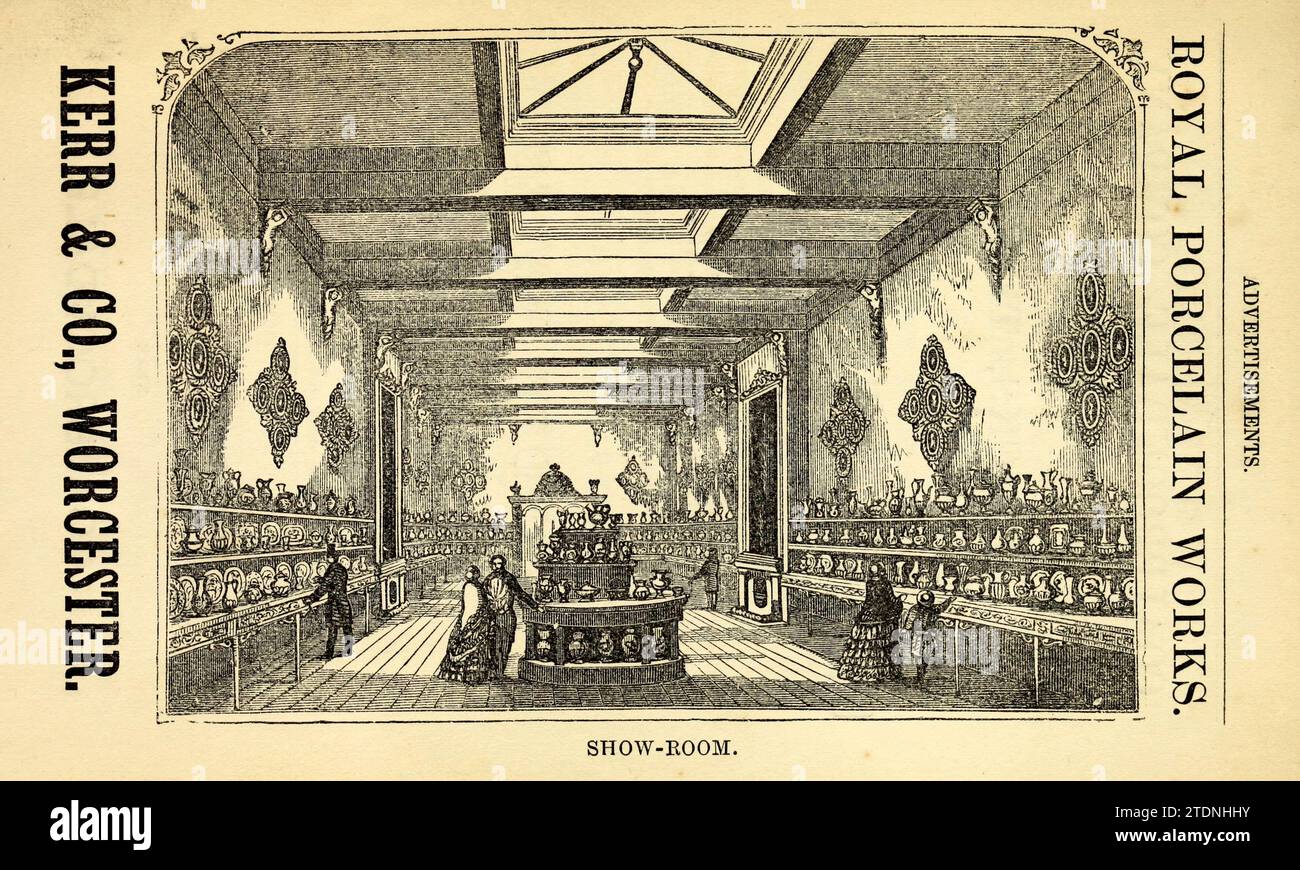Advertisement for the Royal Porcelain Works, Kerr & Co. Worcester ...