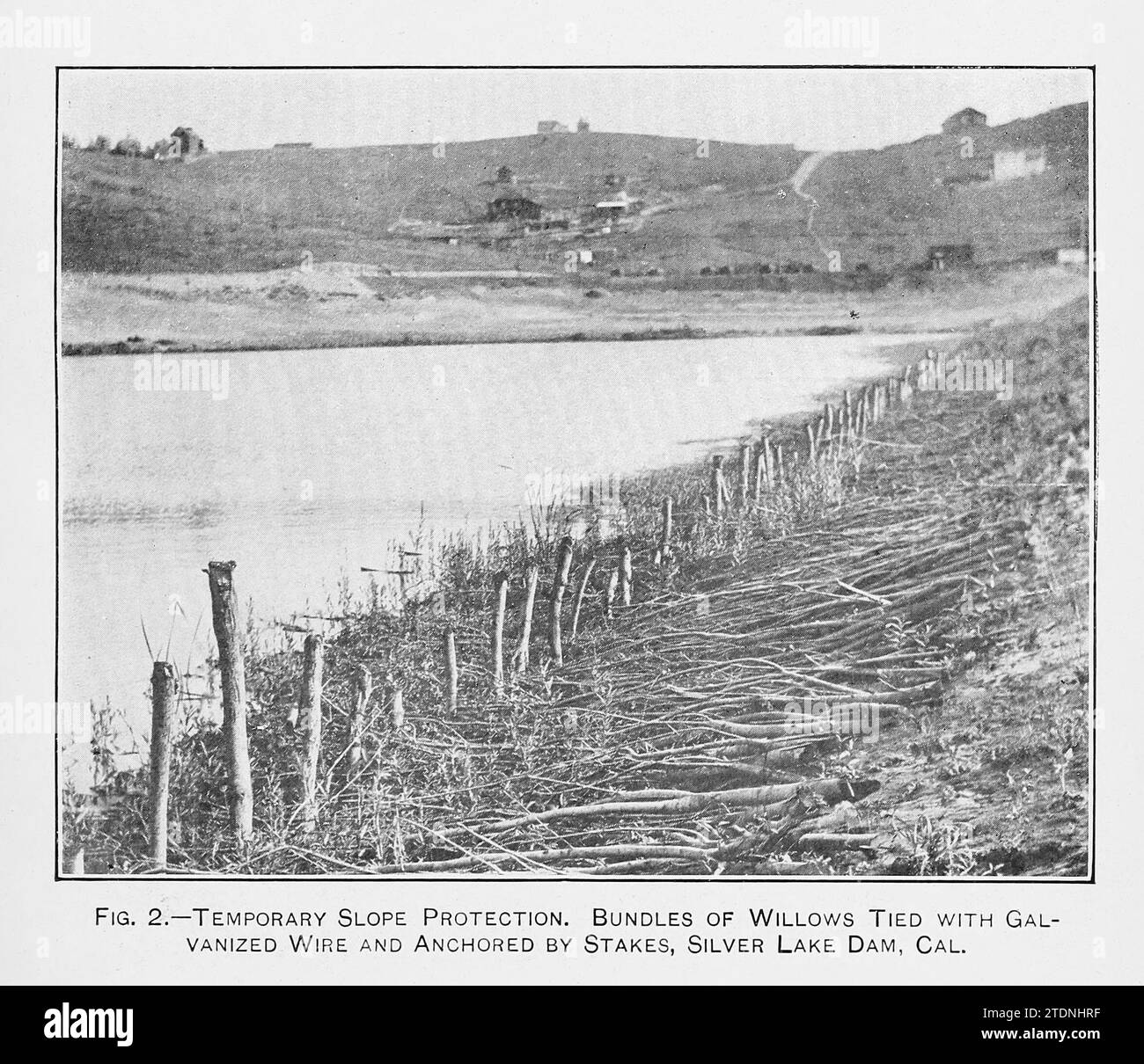 Temporary slope protection, Silver Lake Dam, California from the book ...