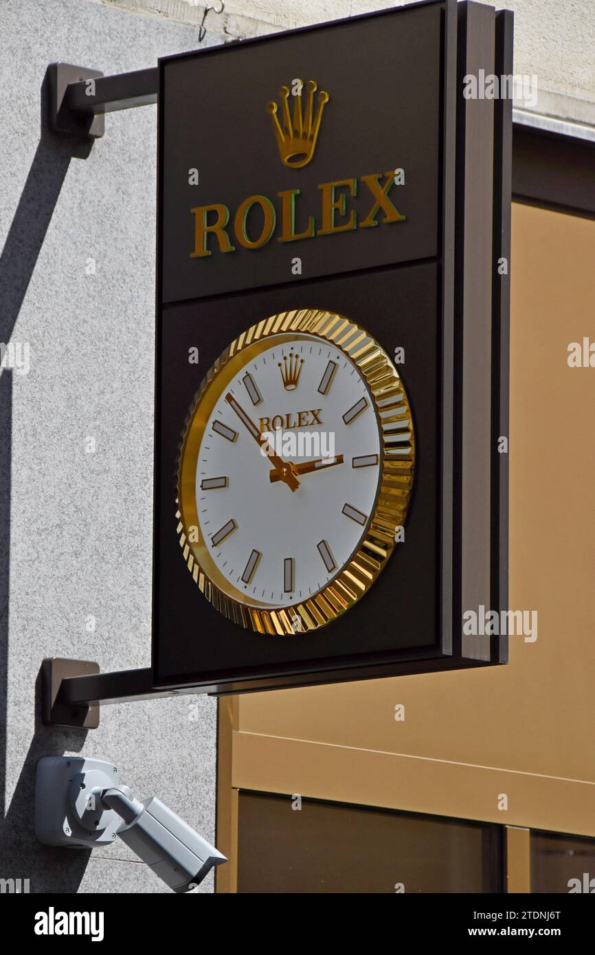 Rolex watch shop in Zagreb, Croatia, May 2023 Stock Photo - Alamy