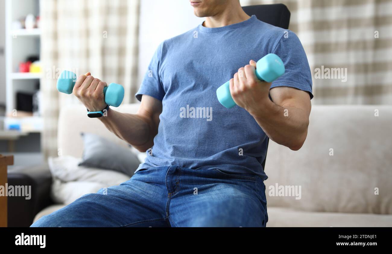 Professional athlete in blue hi-res stock photography and images - Alamy