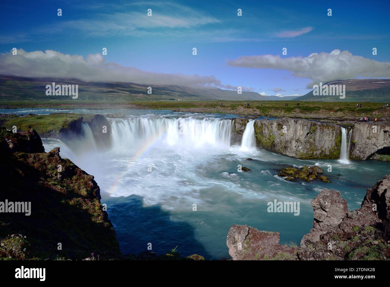 Visitors to godafoss hi-res stock photography and images - Alamy
