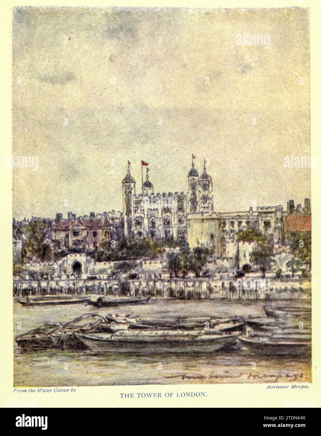 English cityscape painting hi-res stock photography and images - Alamy