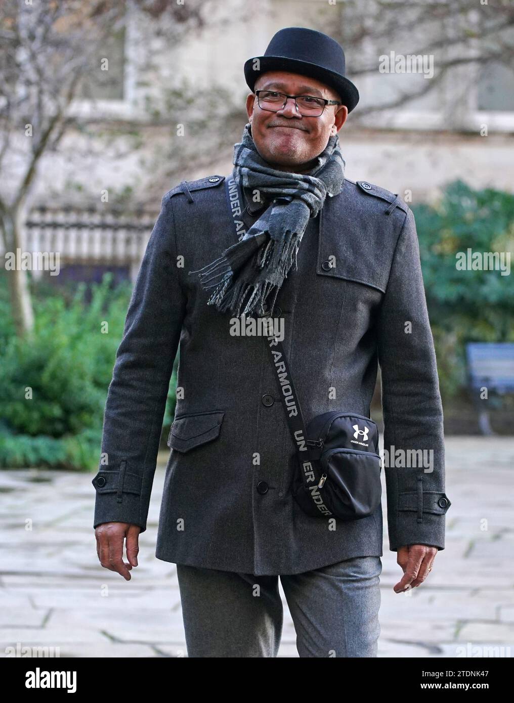 Actor Louis Emerick attending the funeral for former Brookside actor ...