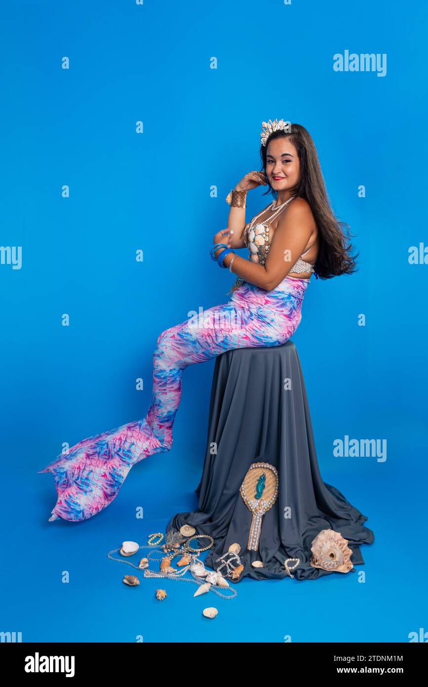 Mermaid goddess of the sea hi-res stock photography and images - Alamy