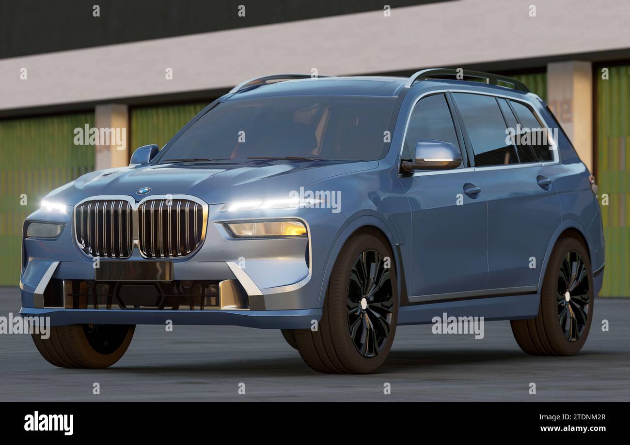 New BMW X7 - facelifted version Stock Photo - Alamy