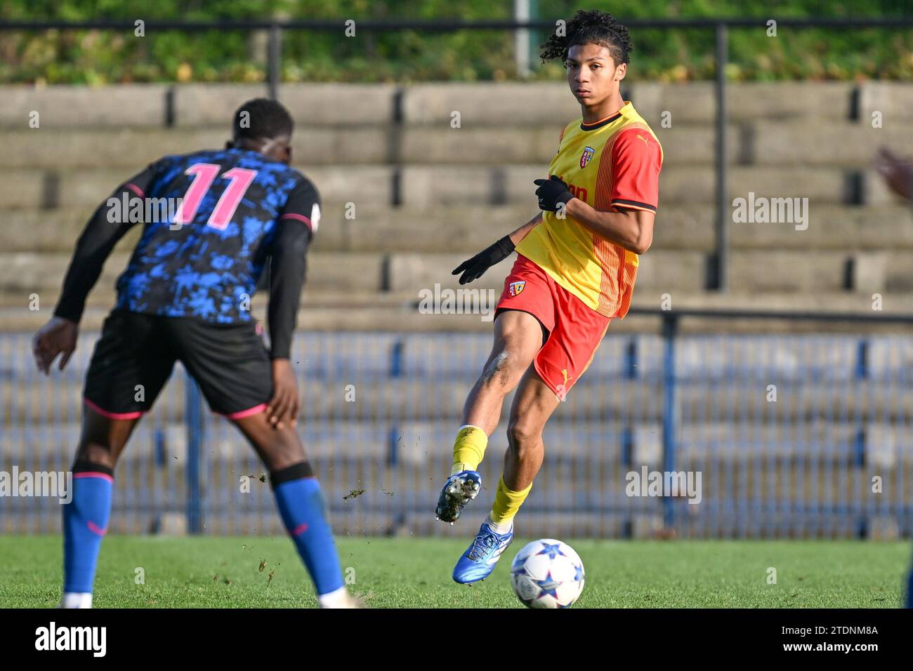 Ismaelo Ganiou (5) of RC Lens pictured during the Uefa Youth League ...