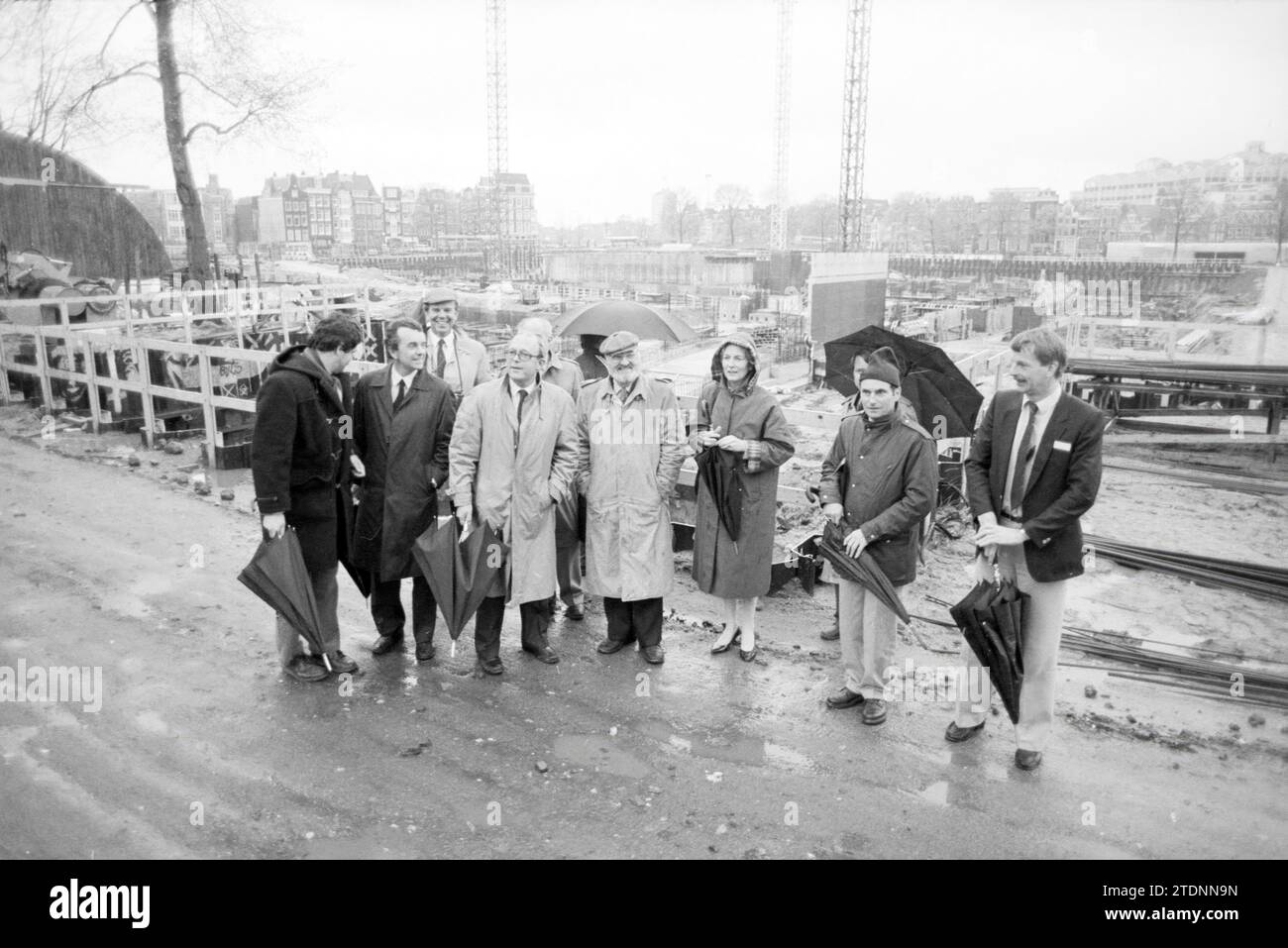 Swedish group of doctors at Stopera construction, Amsterdam, Doctors ...