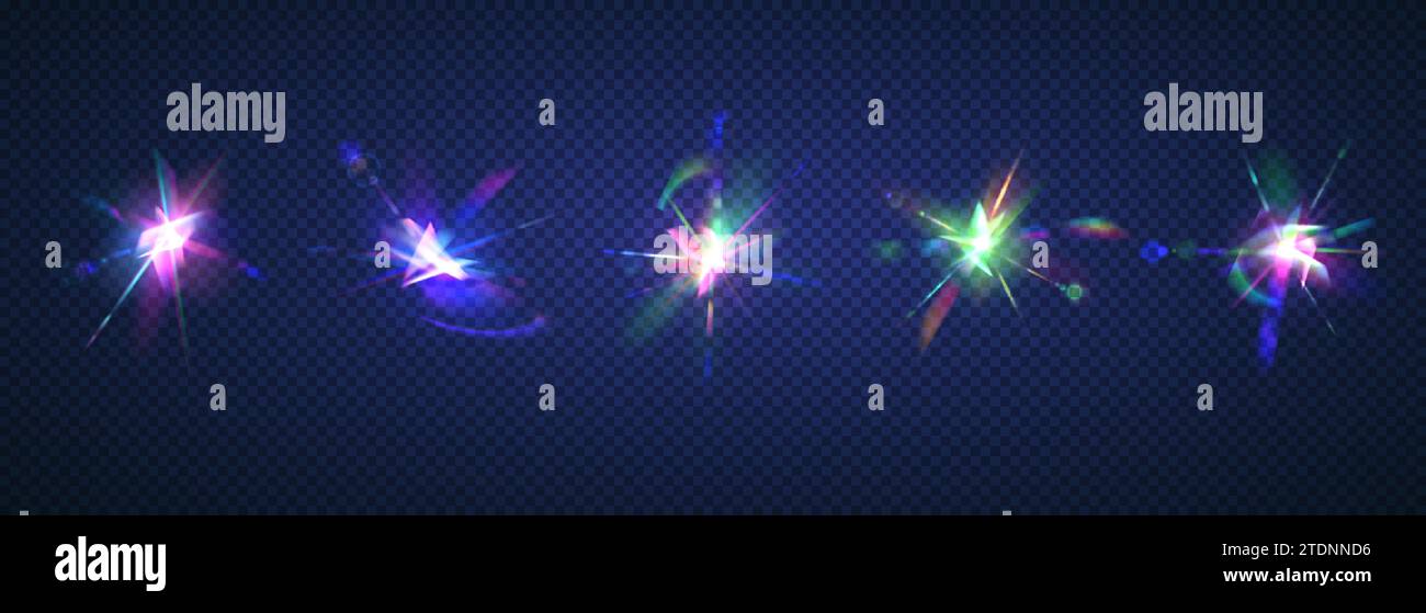 Sparkling plasma clots color vector illustration set. Space energy ...