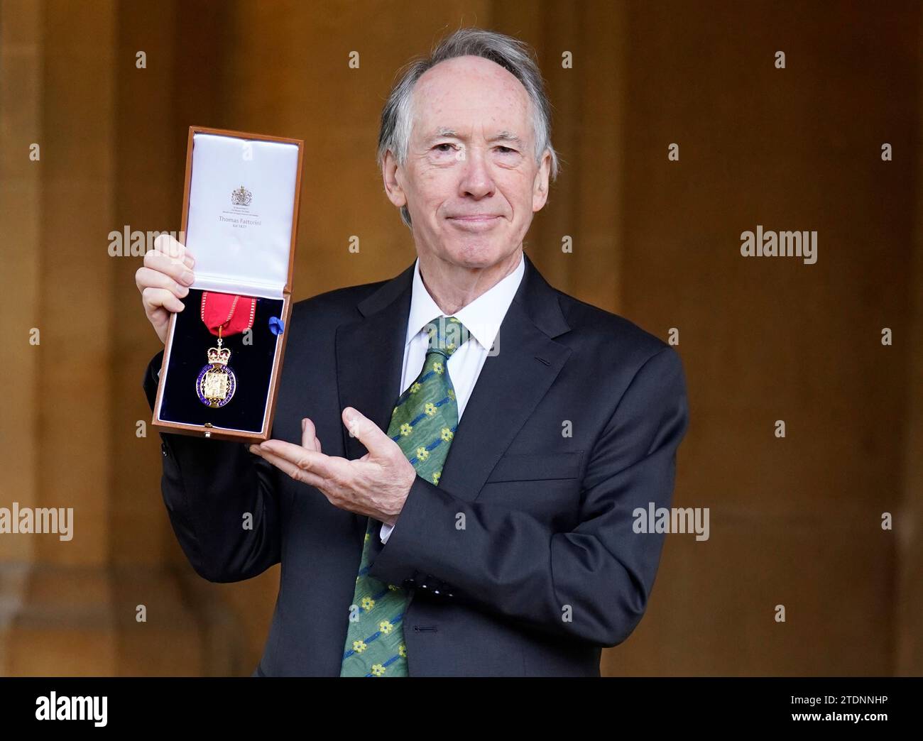 Author Ian McEwan after being made a Companion of Honour by King ...