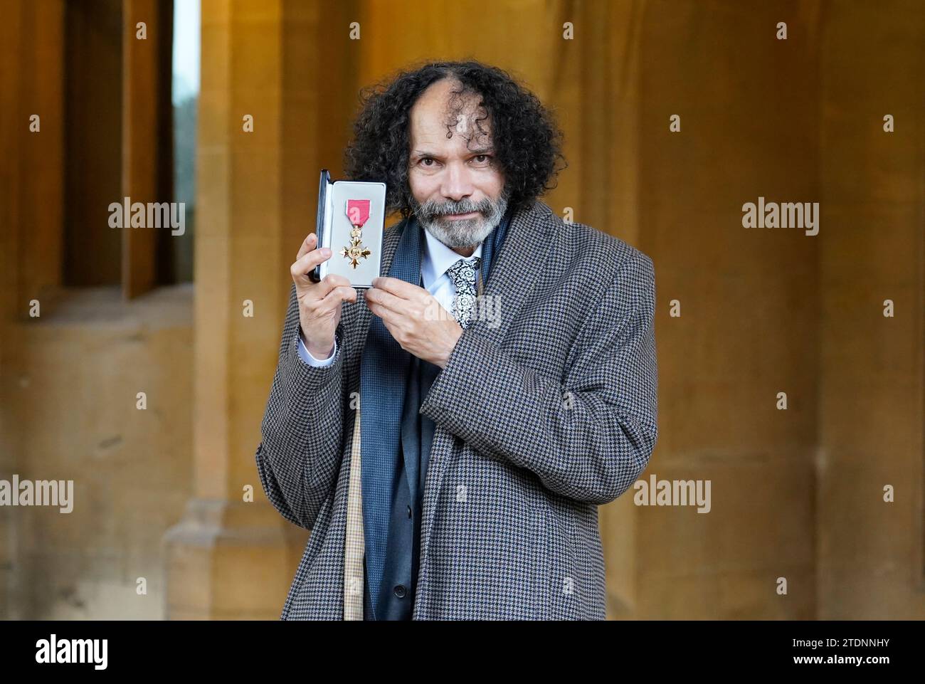 Artist Hew Locke after being made an Officer of the Order of the ...