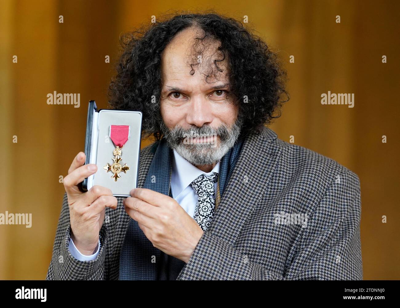 Artist Hew Locke after being made an Officer of the Order of the ...