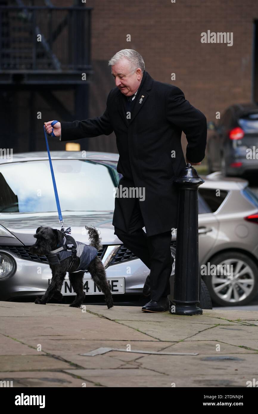 Brookside actor Dean Sullivan's dog is taken into his funeral for at ...