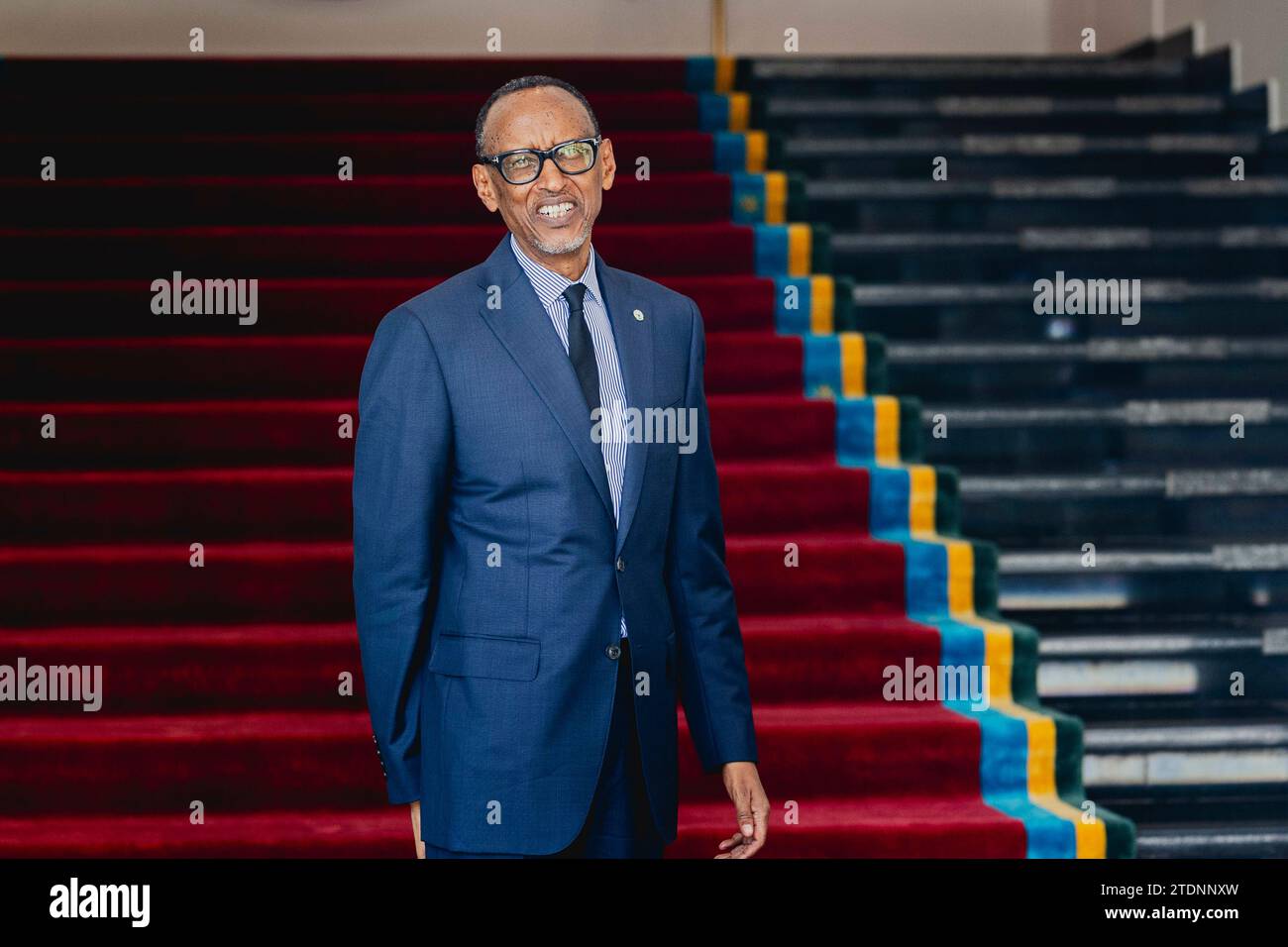 Paul Kagame, President of Rwanda, taken during a joint meeting with ...