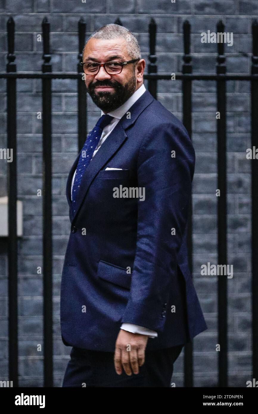 London, UK. 19th Dec, 2023. James Cleverly, MP, Secretary of State for ...