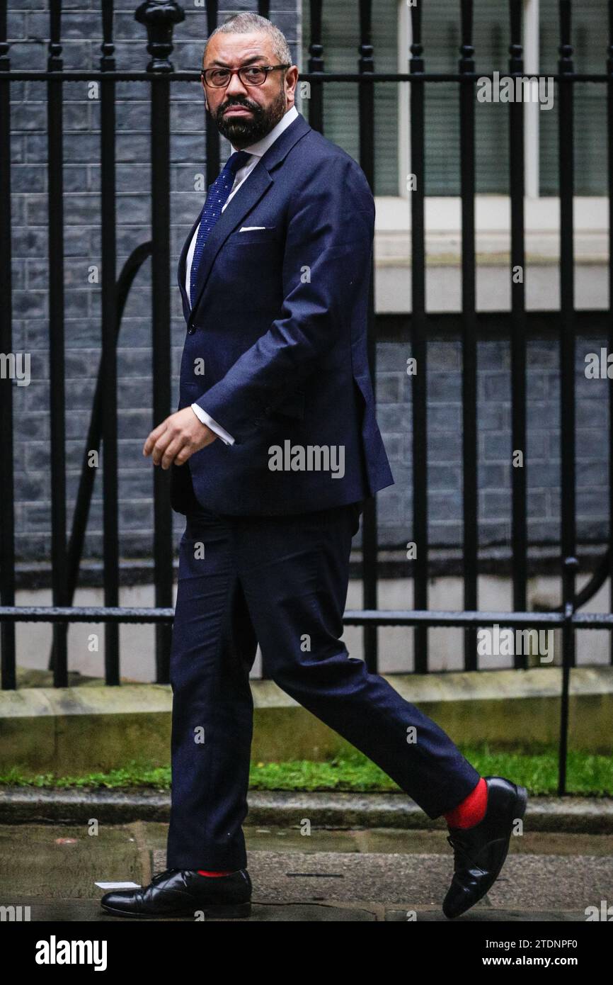 London, UK. 19th Dec, 2023. James Cleverly, MP, Secretary of State for ...