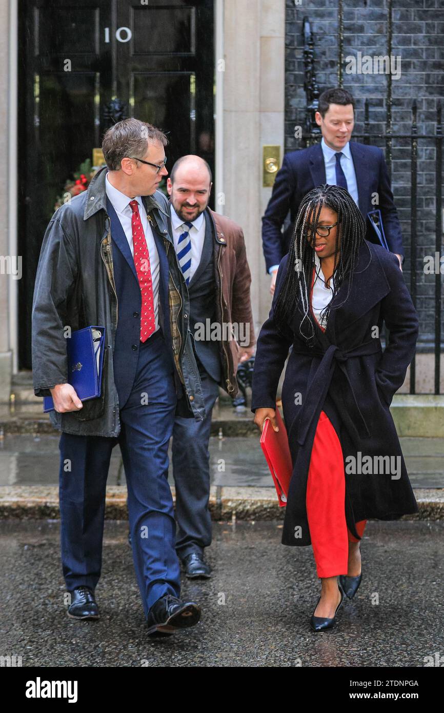 London, UK. 19th Dec, 2023. Michael Tomlinson, Kemi Badenoch, Richard ...