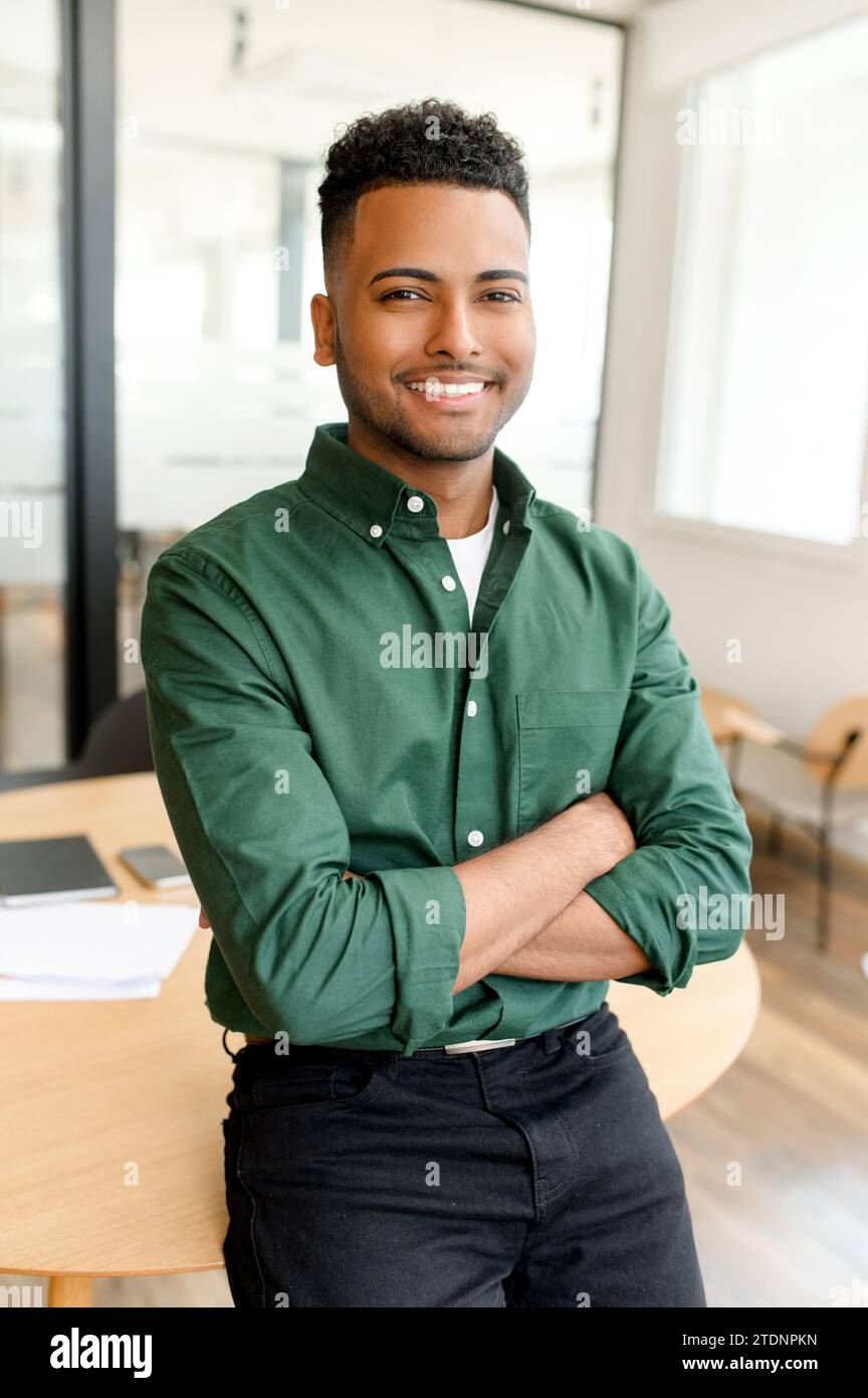 Smiling latin high skilled hi-res stock photography and images - Alamy