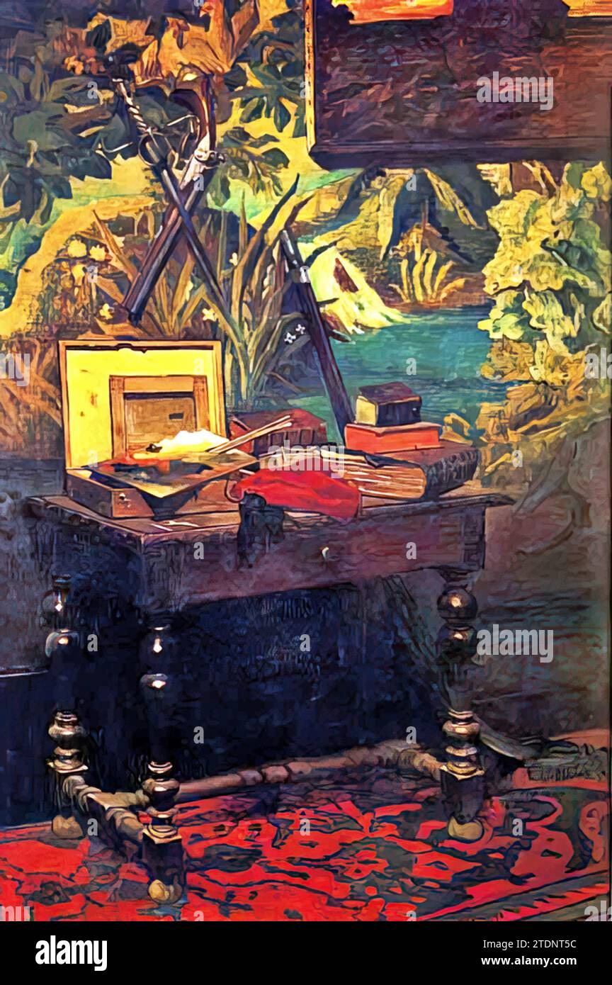 Corner of a Studio (Coin d'atelier) 1861 (Painting) by Artist Monet ...