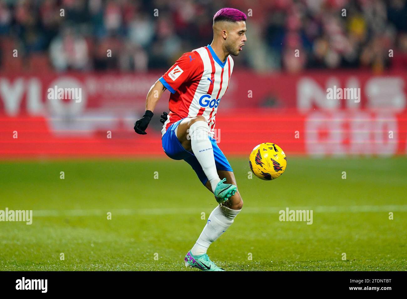 Yan Couto of Girona FC during the La Liga EA Sports match between ...