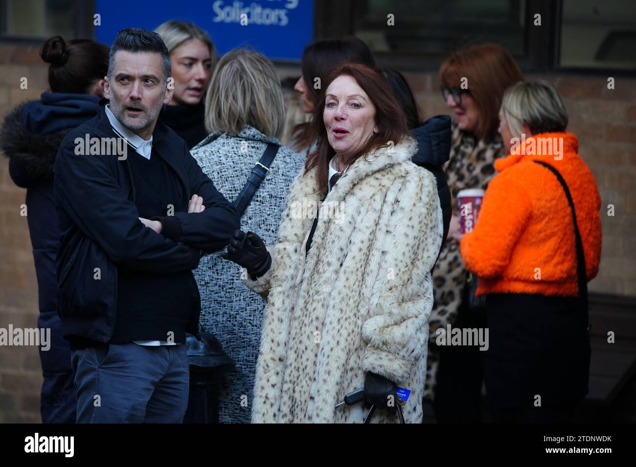 Mourners arrive the funeral for former Brookside actor Dean Sullivan at ...