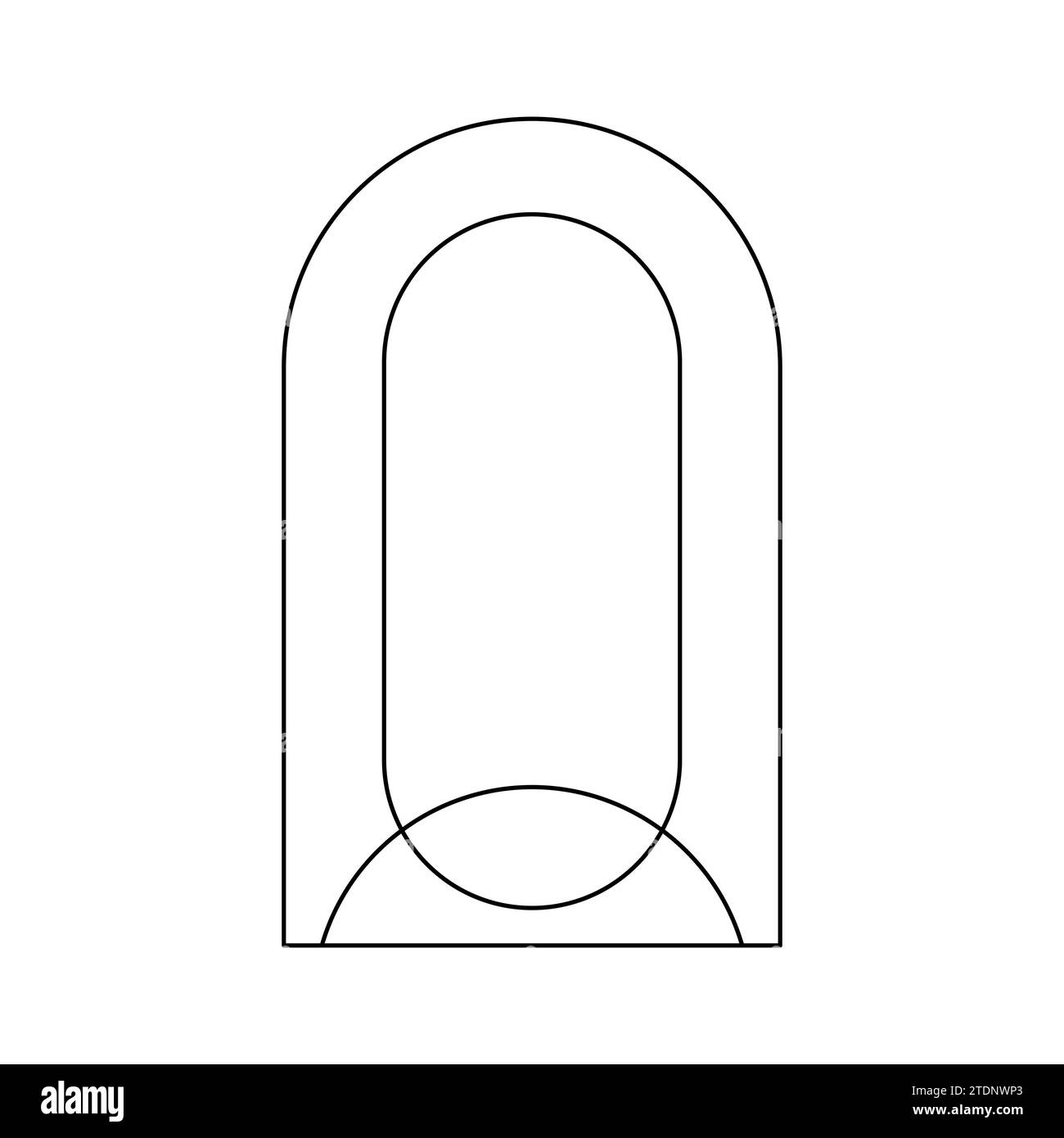 Forms an arch Stock Vector Images - Alamy