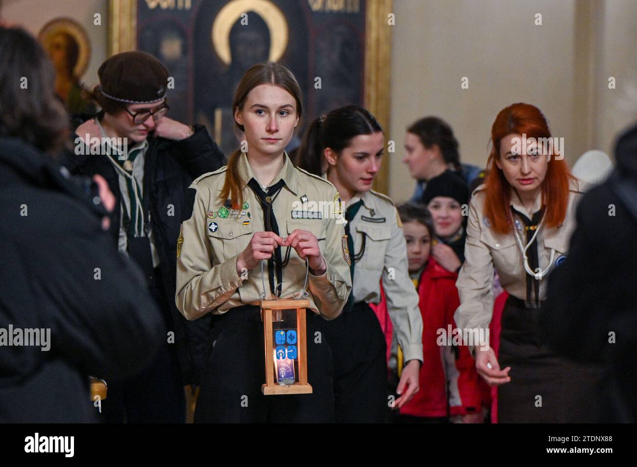 Non Exclusive: LVIV, UKRAINE - DECEMBER 14, 2023 - Lviv-based Plast ...