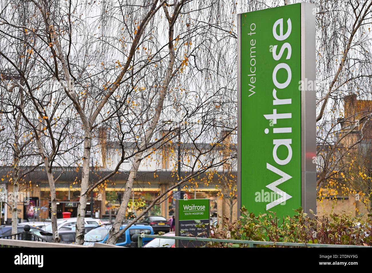 Waitrose supermarket sign and logo in London, England, UK Stock Photo ...