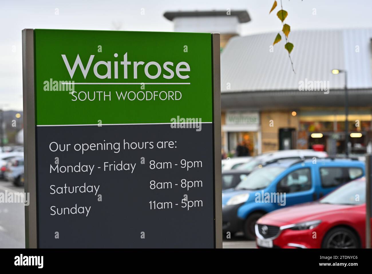 Waitrose supermarket sign and logo in London, England, UK Stock Photo ...