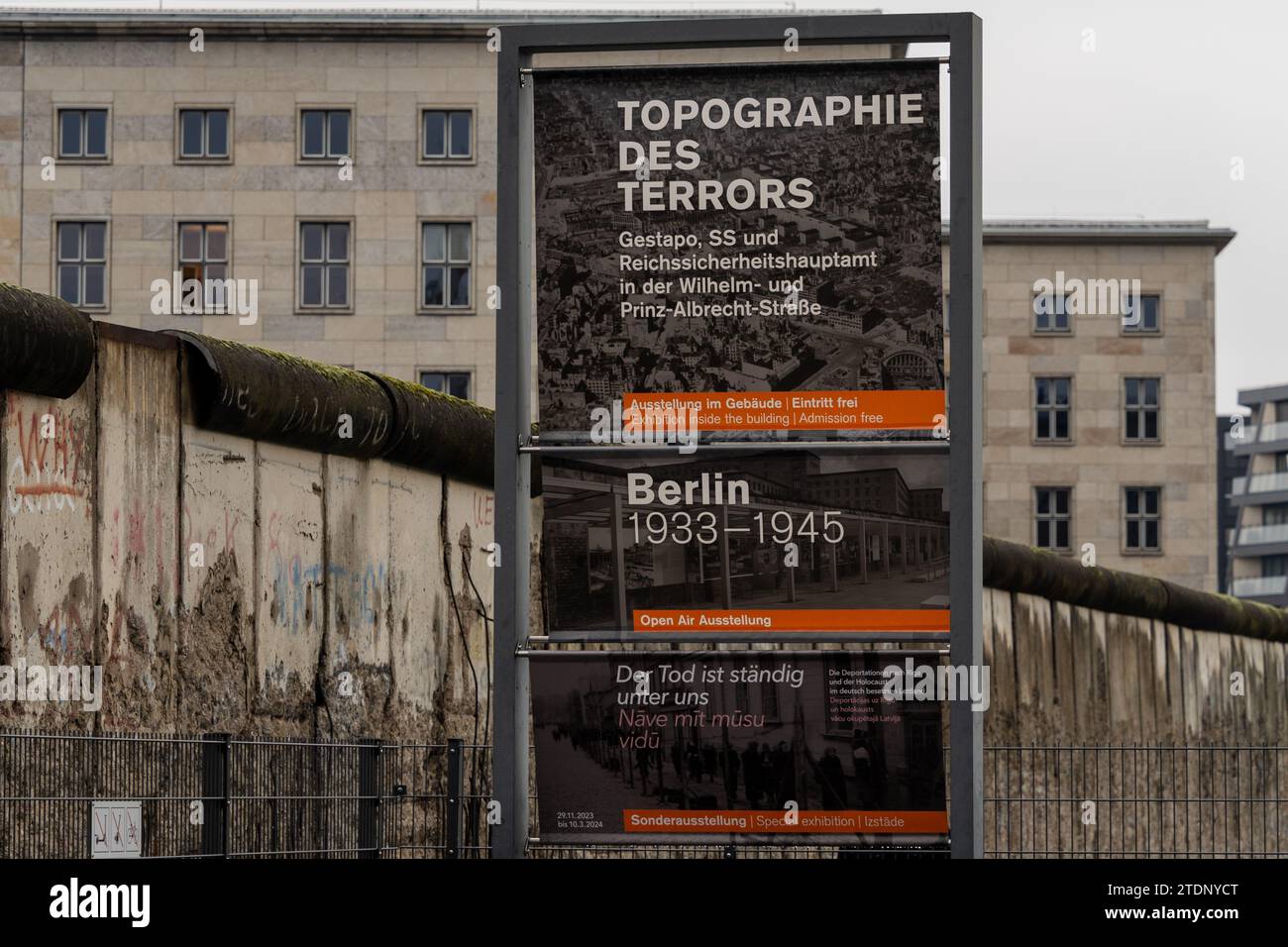 Sign translated: Topography of Terror - a 20th century history ...