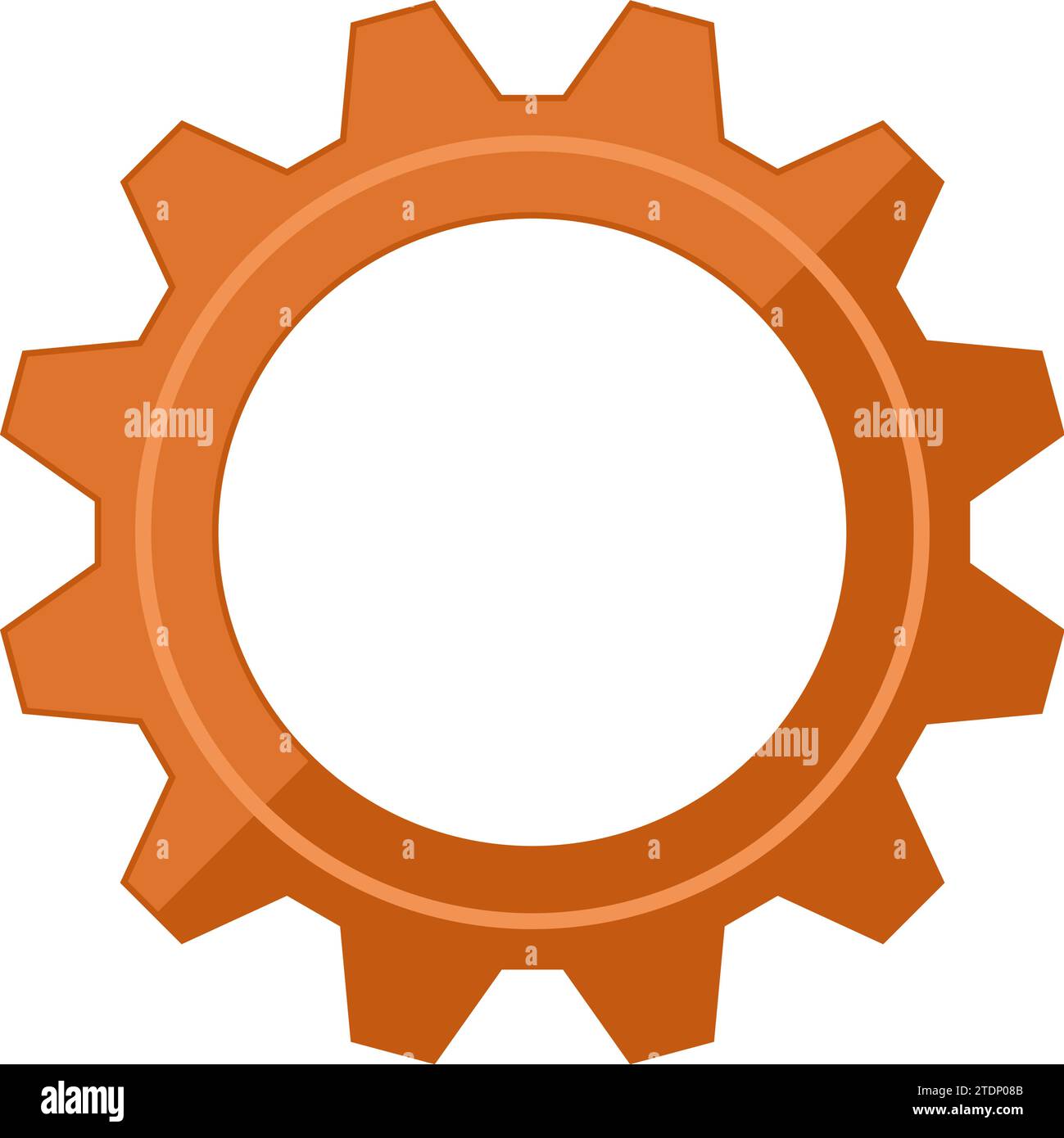 Metal waste pollution. Clock gear icon. Disposal of waste of carpentry ...