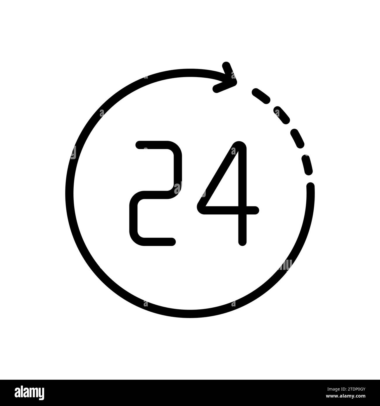 Twenty four clock Cut Out Stock Images & Pictures - Alamy