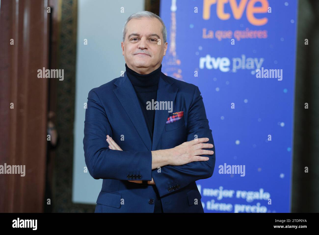 Ramon garcia during rtve presentation of hi-res stock photography and ...