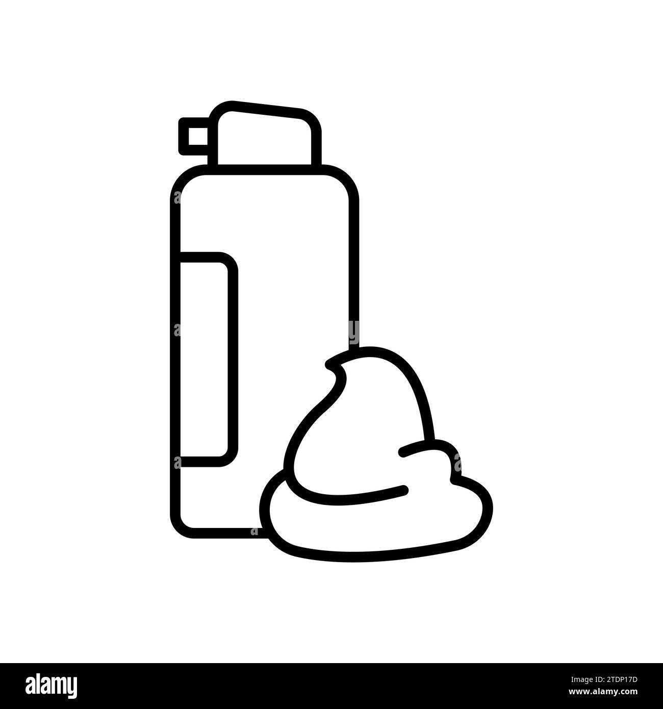 Foam Outline Vector Icon Stock Vector Image And Art Alamy