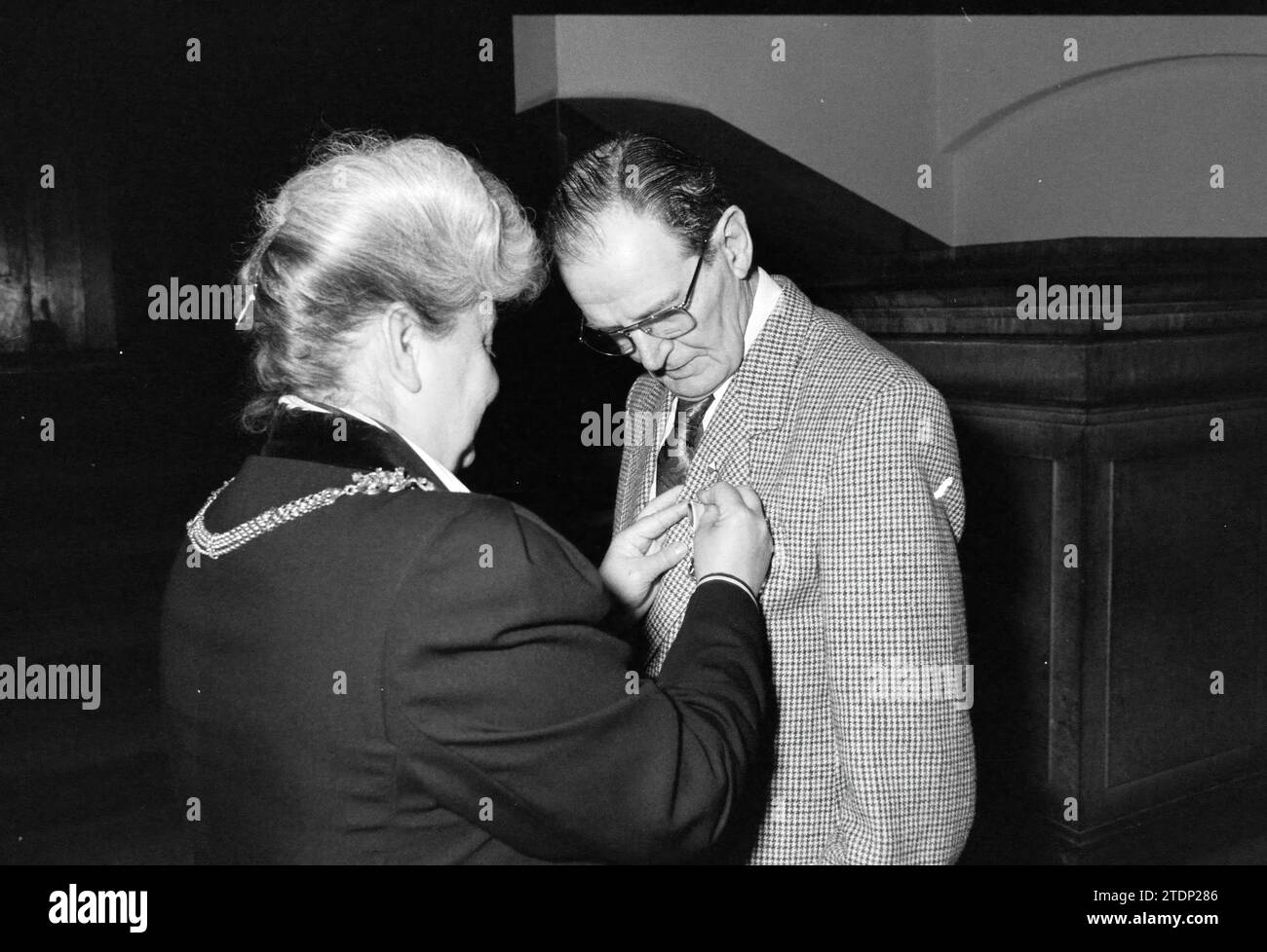 Ribbon shower Presentation of royal awards by mayor Mr. Elizabeth Maria ...