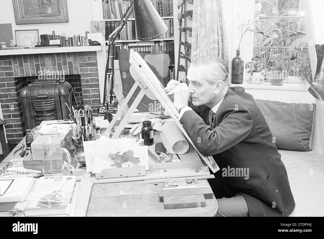 Mr. Hartz at work, Persons, 12-12-1968, Whizgle News from the Past ...