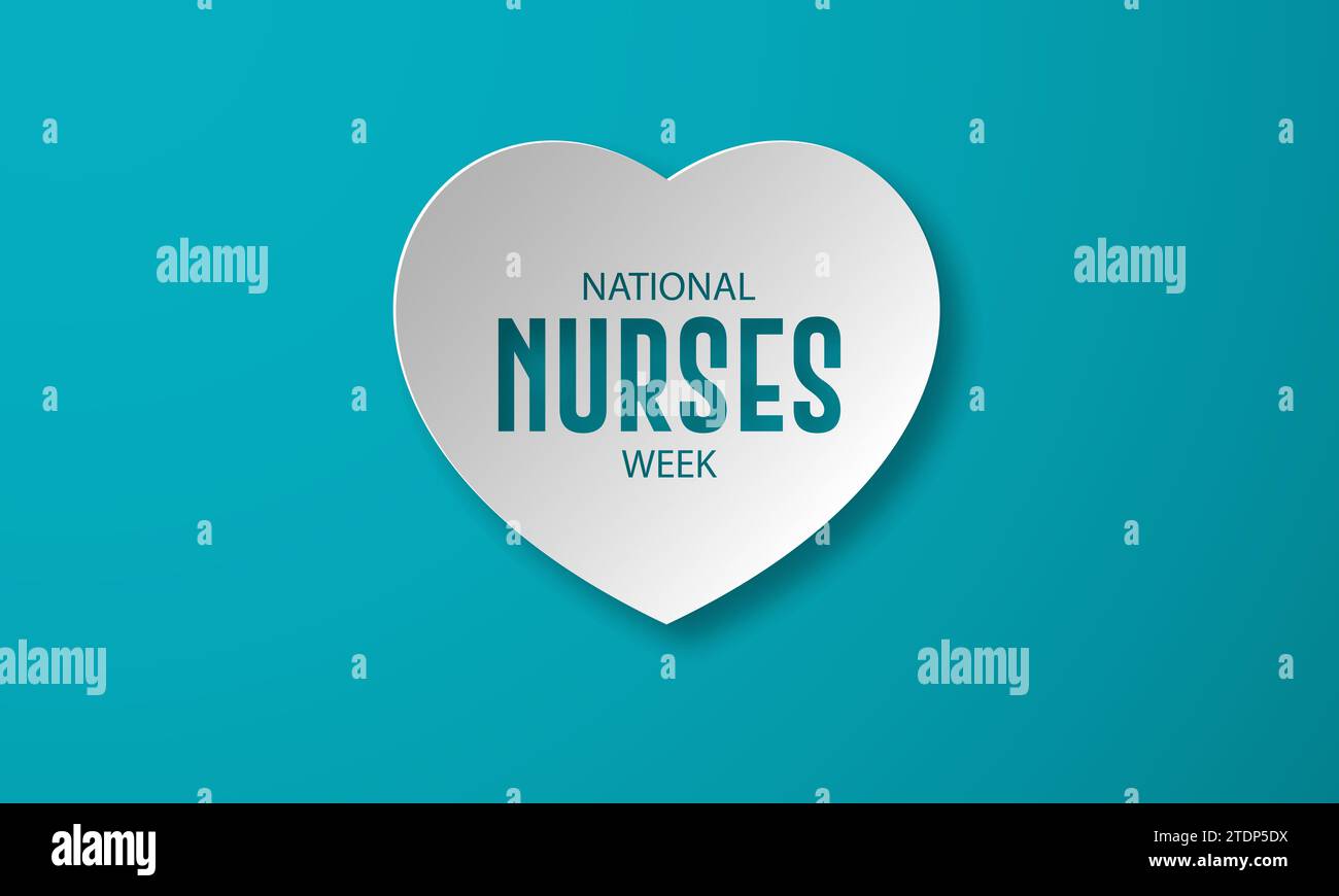 National Nurses Week Background Vector Illustration Stock Vector Image ...