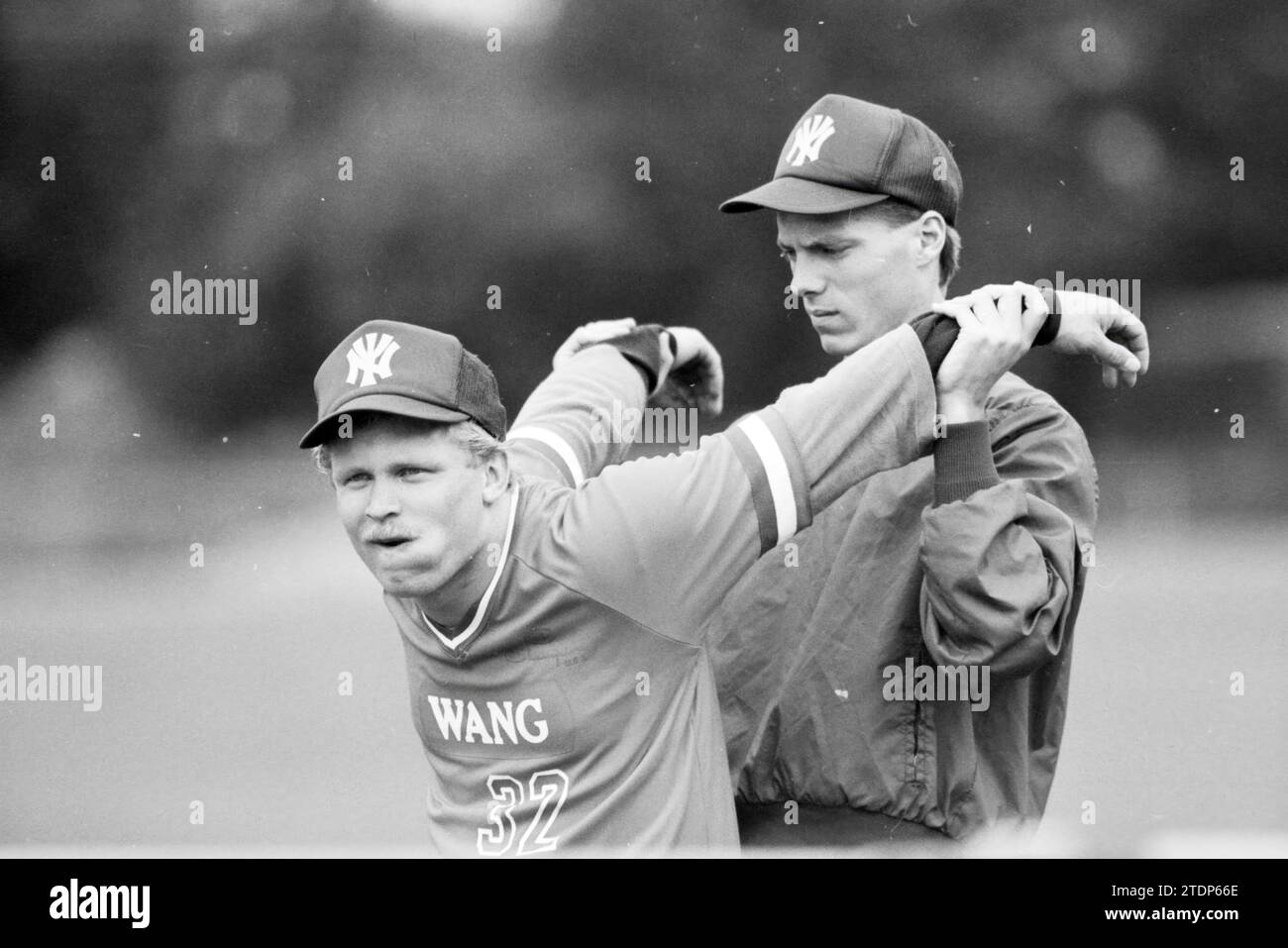 Players and coach Dutch baseball team Joost-Eenhoorn- Bos-de Vries ...