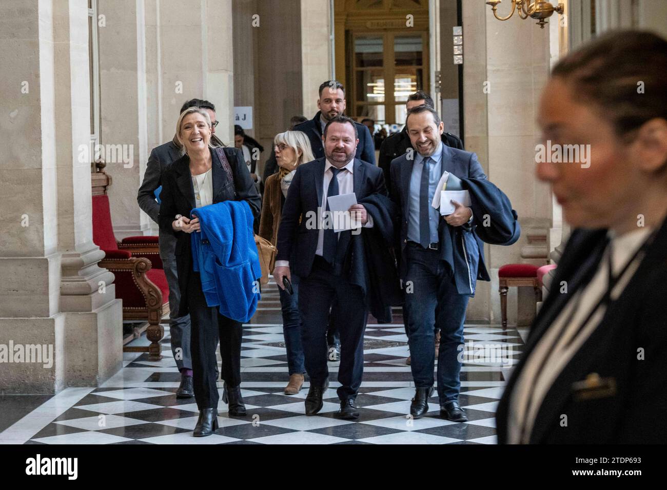 Paris, France. 19th Dec, 2023. French Member of Parliament and ...