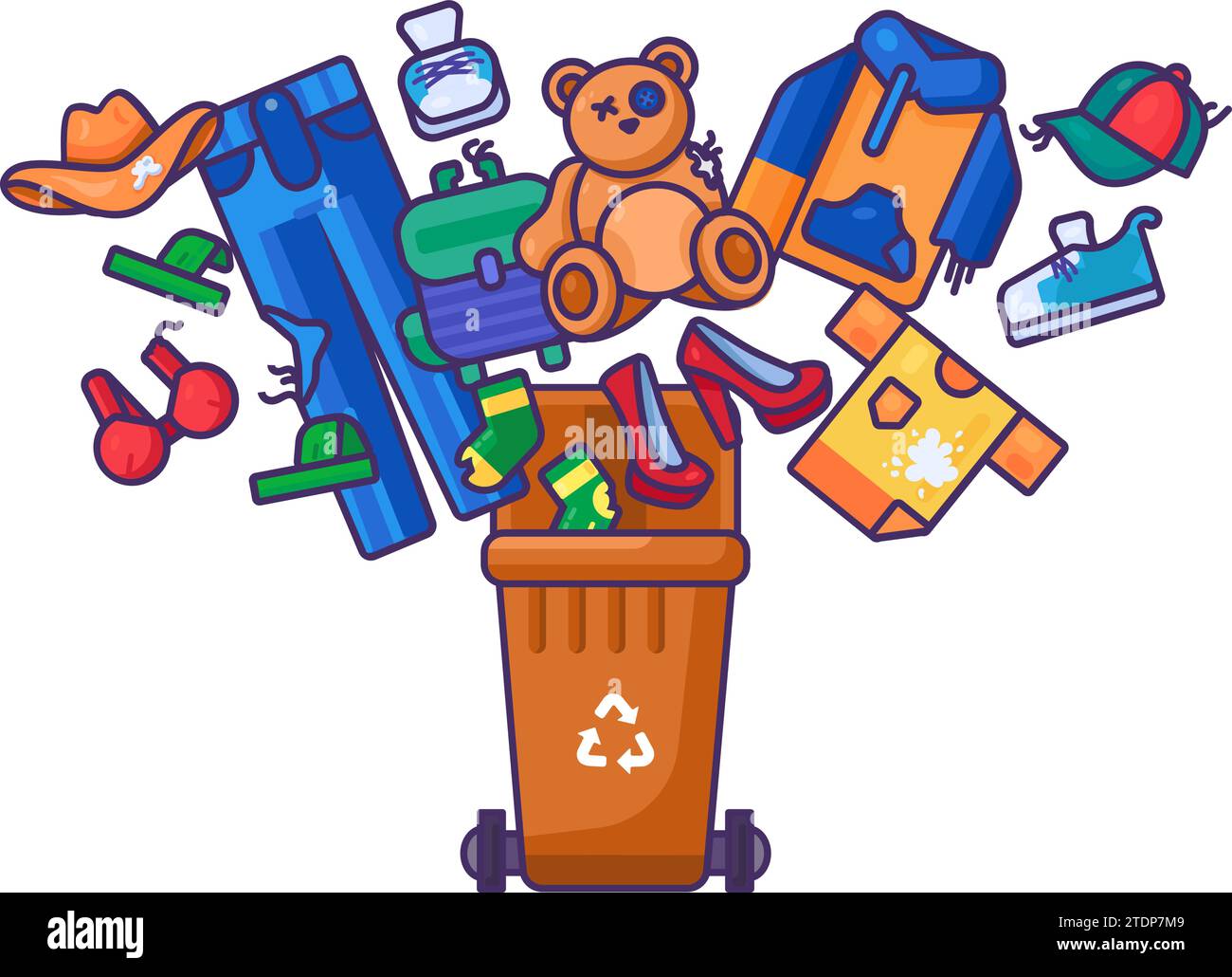 Waste dump toy Stock Vector Images - Alamy