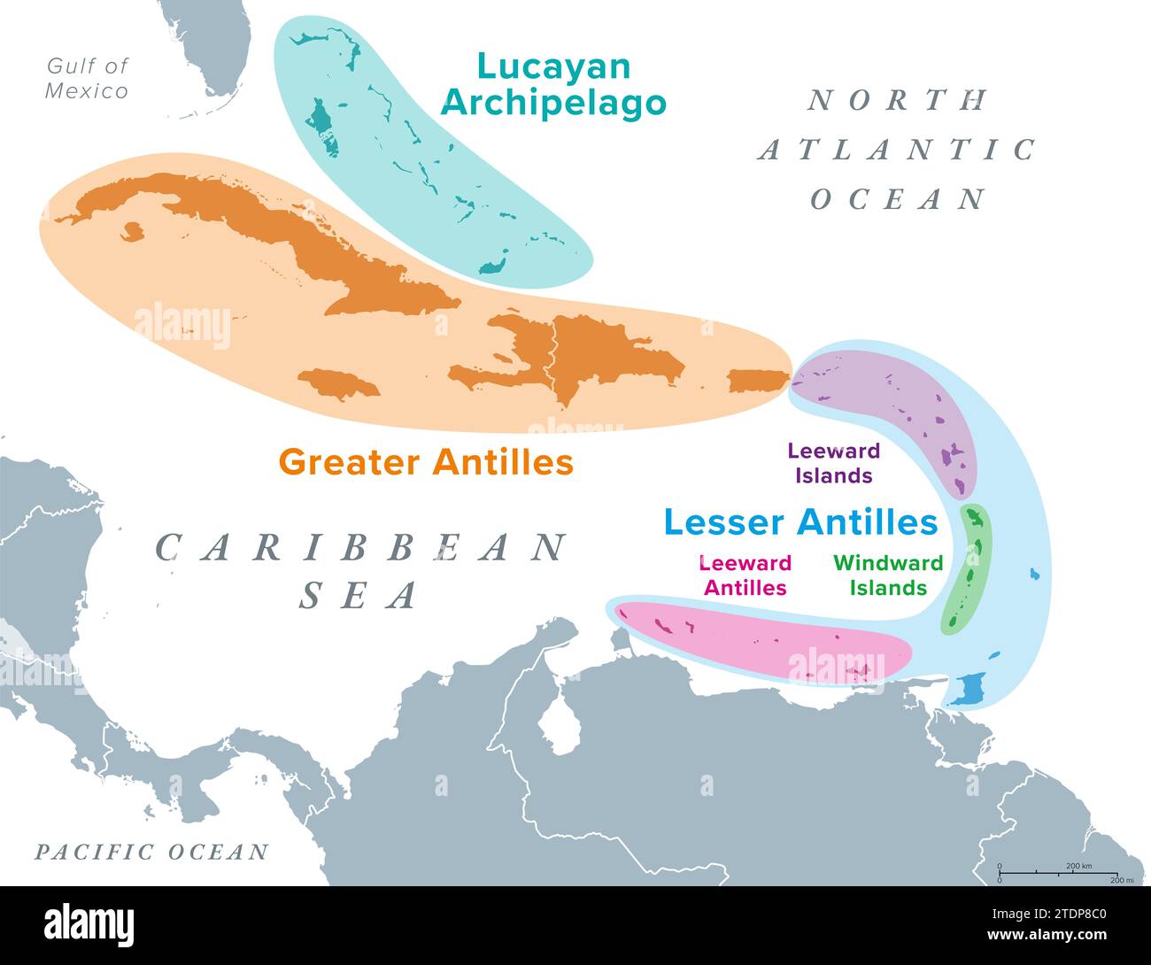 Atlantic Ocean Islands Map North Atlantic Ocean Map Hi Res Stock