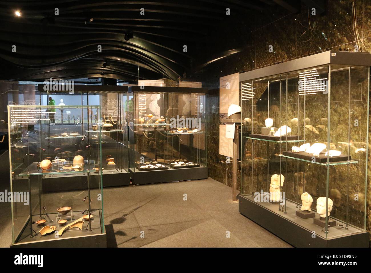 Artifacts dedicated to the Goddess of Fortune, Tyche who had a temple ...