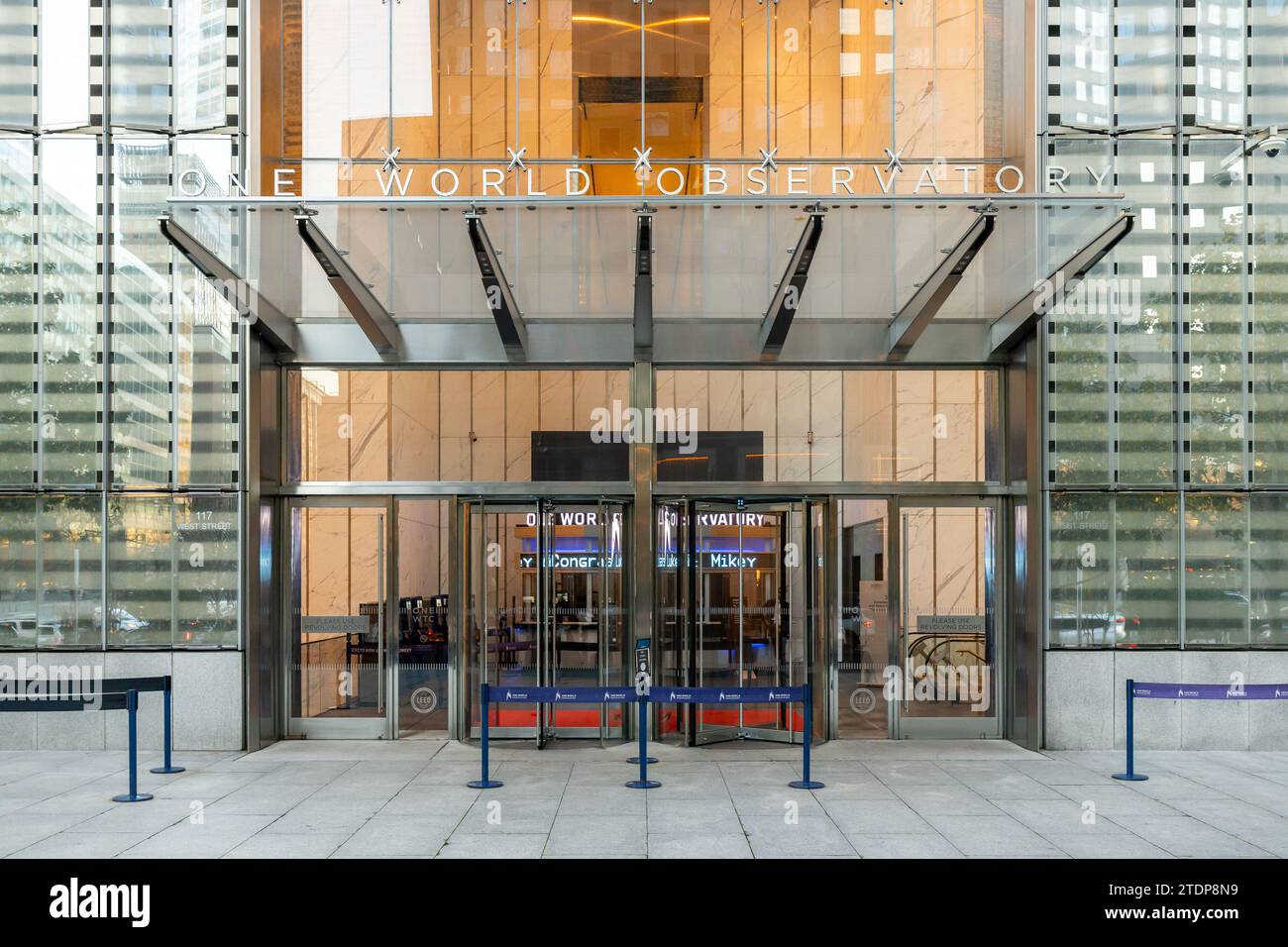 One World Observatory at One World Trade Center gives views from floors ...