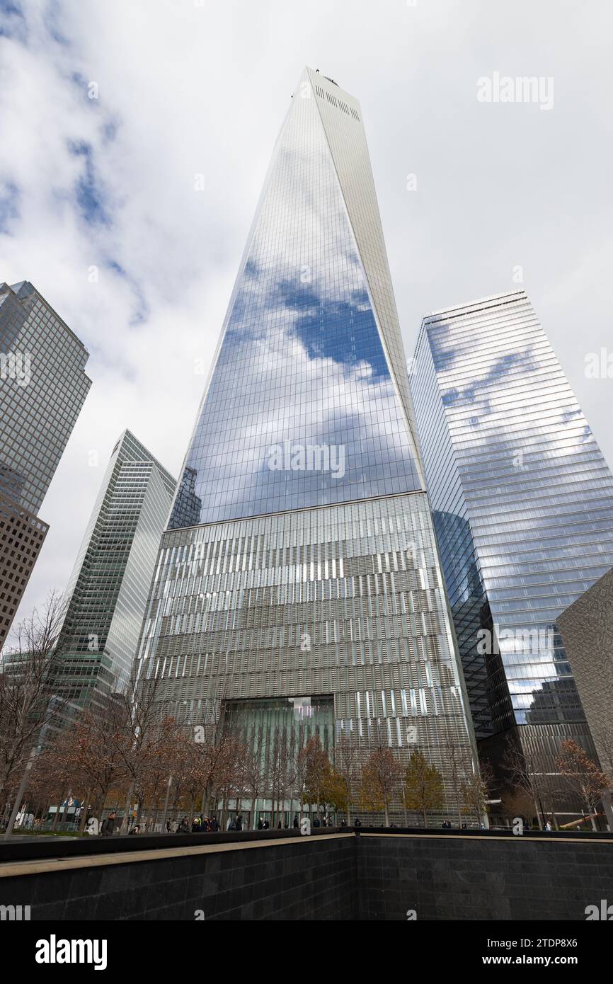 One World Observatory at One World Trade Center gives views from floors ...