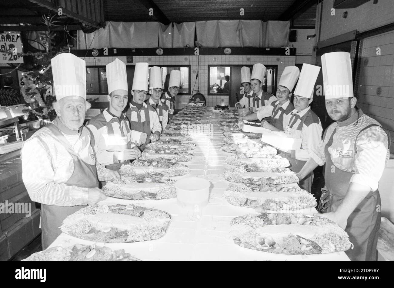 Busy at Henk Schoorl preparing fish dishes, Fisheries and others ...