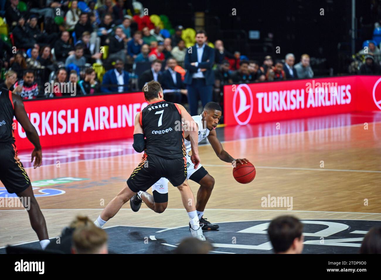London Lions v Veolia Towers Hamburg in the Euro Cup of Basketball at the Copper Box Arena ...