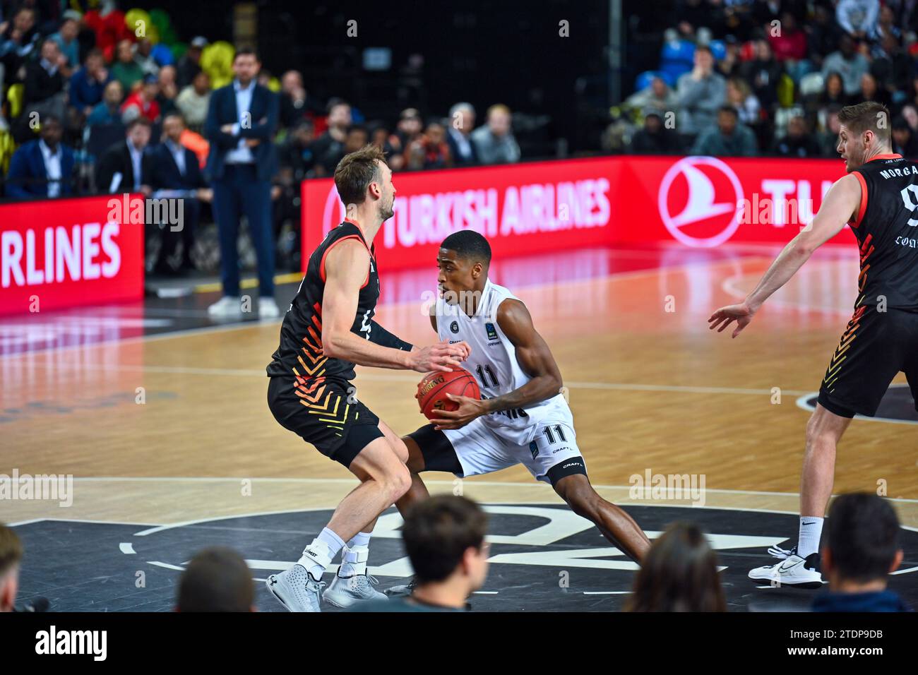 London Lions v Veolia Towers Hamburg in the Euro Cup of Basketball at the Copper Box Arena ...