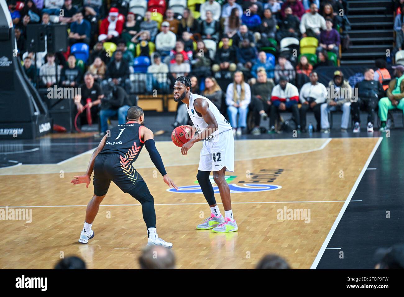 London Lions v Veolia Towers Hamburg in the Euro Cup of Basketball at the Copper Box Arena ...
