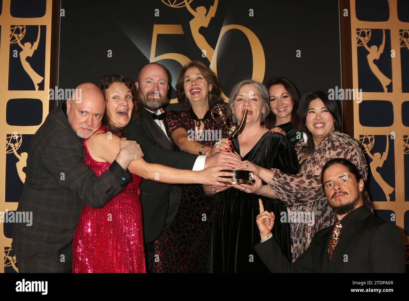 50th daytime emmy creative awards winners walk hi-res stock photography ...